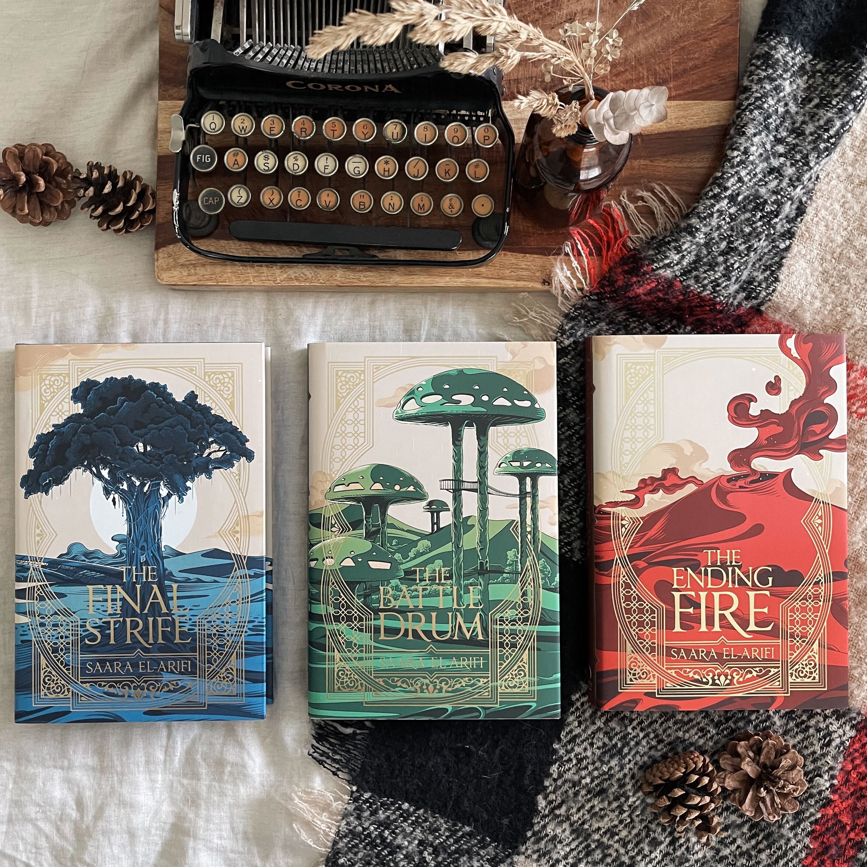 The Ending Fire Trilogy by Saara El-Arifi (Illumicrate Exclusive)