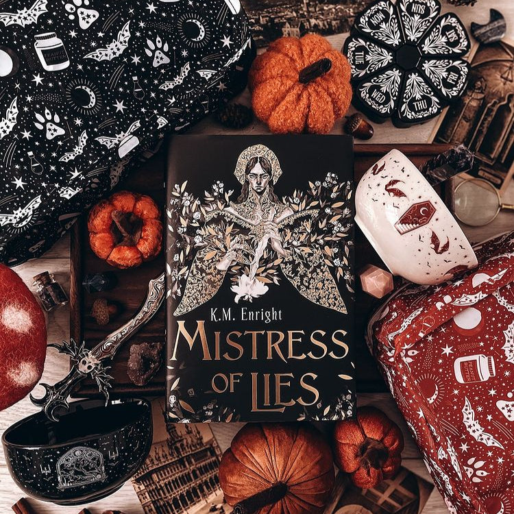 Mistress of Lies by K. M. Enright full box (Illumicrate 'Look What You