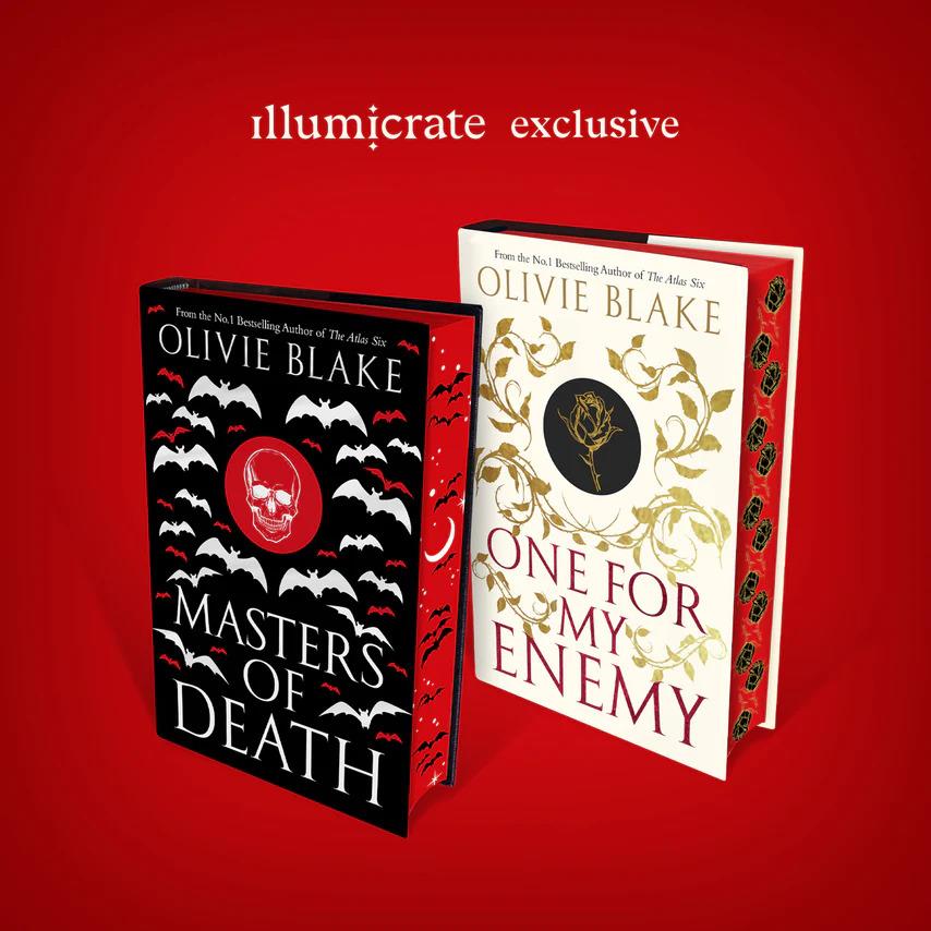 One for My Enemy and Masters of Death by Olivie Blake DAMAGED – Illumicrate